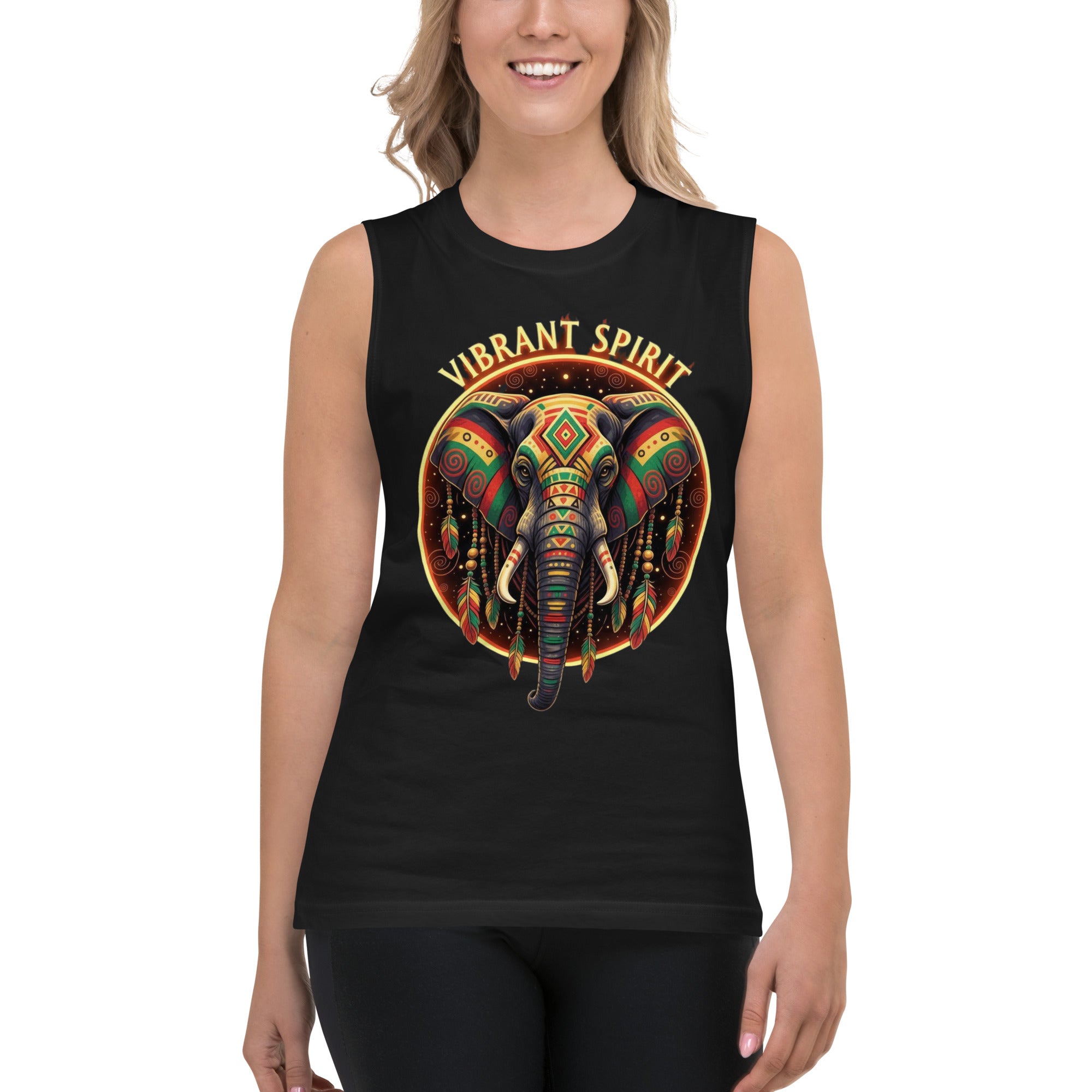 Vibrant Spirit – Rasta Elephant Design with African Roots & Reggae Ene ...